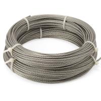 China 0.3mm-6mm Stainless Steel Wire Rope 1x7 For Hanging Traction / Guardrail for sale