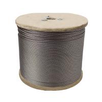 China 7x19 Stainless Steel Wire Rope 0.8mm-14mm 304 Stainless Steel Wire Cable For Fishing Industrial for sale