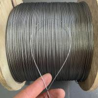China 0.3mm-6mm Stainless Steel Wire Rope 1x7 For Hanging Traction / Guardrail for sale