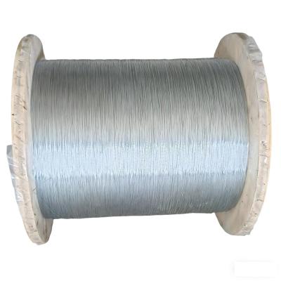 China 7x0.33 Galvanized Steel Wire Strand 1.0mm 7 Strand Wire Rope Strand For Fiber Optic Cable for sale