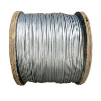 China 1x19 Hot Dipped Galvanized Steel Strand 4.2mm 5.0mm 6.0mm Carbon Steel Drawn Wire Strand for sale