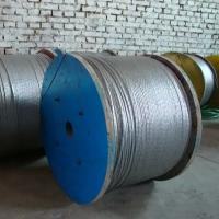 China High Carbon Galvanized Steel Strand 1*7 Fiber Optic Strand For Stretch Telecommunication for sale