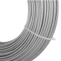 China Zinc Coated Steel Wire Strand 4mm 6mm 8mm 1x19 Galvanised Stay Wire For Agricultural Greenhouses for sale