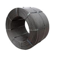 China High Carbon Prestressed Concrete Steel Strand 12.7mm Low Relaxation 7 Wire Prestressing Strand for sale