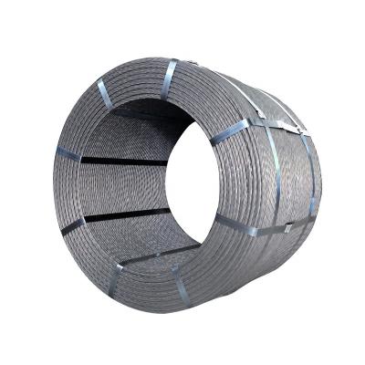 China 12.7mm 15.2mm Prestressed Concrete Steel Strand ASTM A416 Grade 270 PC Steel Strand for sale