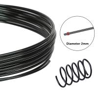 China 1mm 2mm 15m Plant Twist Tie Garden Wire Green Coated String Diy For Garden Training for sale