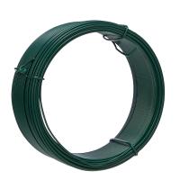 China 1mm 2mm Plastic PVC Coated Galvanized Steel Wire Rope Hanging Wire Garden for sale