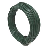China Garden Plant Training Wire Soft Garden Metal Wire Green Plastic Coated Garden Wire 2mm 1mm 1.5mm for sale