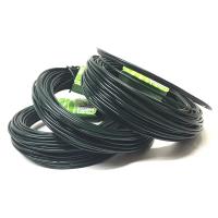 China Green 1mm 2mm Plastic Coated Garden Wire , PVC Coated Tie Wire Strap Bonsai Outlet Cable for sale