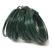 China 1mm 2mm Plastic PVC Coated Galvanized Steel Wire Rope Hanging Wire Garden for sale