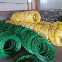 China Garden Plant Training Wire Soft Garden Metal Wire Green Plastic Coated Garden Wire 2mm 1mm 1.5mm for sale