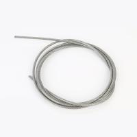 China 304 316 Nylon Coated Wire Rope , Invisible Grille Stainless Steel Wire Rope 3mm 2.5mm for sale
