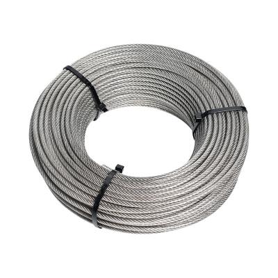 China 304 316 Nylon Coated Wire Rope , Invisible Grille Stainless Steel Wire Rope 3mm 2.5mm for sale