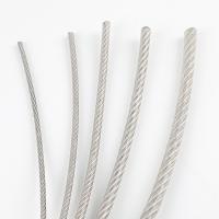 China 7x7 Nylon Wrapped Stainless Steel Wire Rope 2mm 2.5mm 3.0mm 304 316 SS Wire Rope for sale
