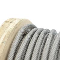 China Nylon Coated Stainless Steel Wire Rope 7x7 316 Stainless Steel Cable 2mm 3mm for sale