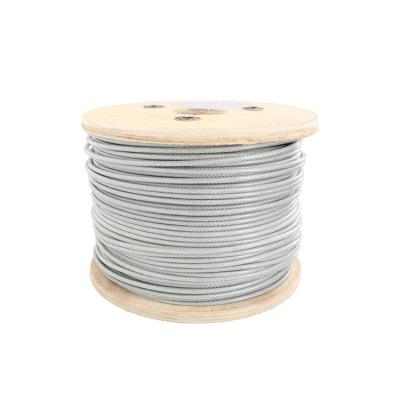 China 7x7 Nylon Coated 304 316 Stainless Steel Wire Rope 2.0mm 2.5mm 3.0mm for sale
