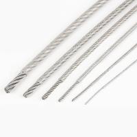 China Nylon Coated Stainless Steel Wire Rope 7x7 316 Stainless Steel Cable 2mm 3mm for sale