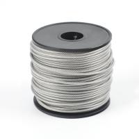 China 7x7 Nylon Wrapped Stainless Steel Wire Rope 2mm 2.5mm 3.0mm 304 316 SS Wire Rope for sale