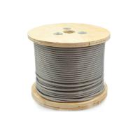 China Nylon Coated Stainless Steel Wire Rope 7x7 316 Stainless Steel Cable 2mm 3mm for sale