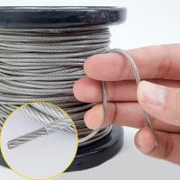 China 7x7 Nylon Coated 304 316 Stainless Steel Wire Rope 2.0mm 2.5mm 3.0mm for sale