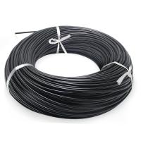 China Black 5mm 6mm Gym Cable 7*19 PU Coated Steel Wire Rope For Fitness Equipment for sale