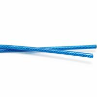 China 7x7 7x19 Galvanized Steel Wire Rope 6mm 8mm Plastic Coated Stainless Steel Cable for sale