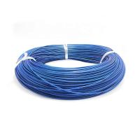 China Blue Plastic Coated Fiber Core Wire Rope 10mm 12mm Lifting Wire Rope Slings for sale