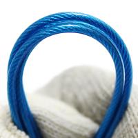 China 7x7 7x19 Galvanized Steel Wire Rope 6mm 8mm Plastic Coated Stainless Steel Cable for sale