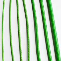 China Green Plastic Coated Stainless Steel Wire Rope 8mm 10mm 12mm Flexible Customization for sale