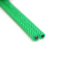 China 7x7 PVC Coated Galvanized Steel Wire Rope 1.5mm 2.0mm 3.0mm Steel Cable for sale