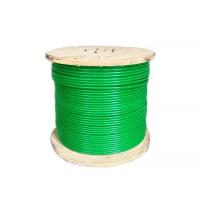 China Green Plastic Coated Stainless Steel Wire Rope 8mm 10mm 12mm Flexible Customization for sale