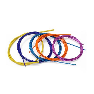 China Galvanized Plastic Coated Steel Wire Rope 10mm 12mm 1x7  7x7  1x19  7x19 for sale