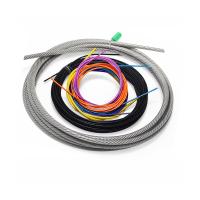 China Colorful PVC Coated Steel Wire Rope 6mm 8mm Stainless Steel Wire Rope For Ship Industry for sale