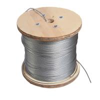 China 6x12+7FC Galvanized Coated Wire Rope 3mm-12mm For Tying Towing Light Load Agriculture for sale