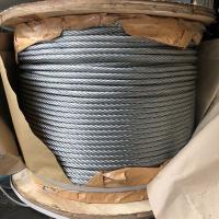 China 6x19+FC Fiber Core Galvanized Steel Wire Cable 4mm 6mm 8mm  For Crane Mining Construction Ship for sale