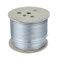 China 7x19 Galvanized Steel Wire Rope 6mm 8mm 10mm 12mm 6*19+IWRC Galvanized Wire Rope for sale