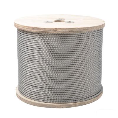 China 7x19 Galvanized Steel Wire Rope 3.0mm-12.0mm 6*19 8mm 10mm For Cranes for sale