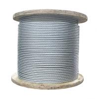 China 0.8mm 1.0mm 1.2mm Galvanized Steel Wire Strand , Ceiling 7 Strand Wire Rope for sale