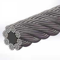 China Elevator Wire Rope 8x19S Wear Resistant 6-22mm Steel Wire Rope Lightweight for sale