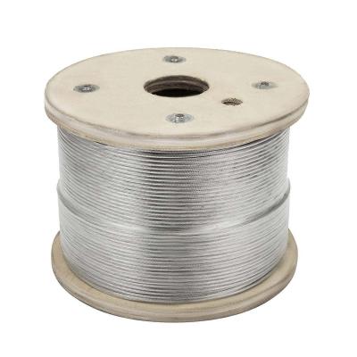 China 19x7 Galvanized Steel Wire Rope 4.0mm-18.0mm Anti Rotation Tensile Strength Steel Cable for sale