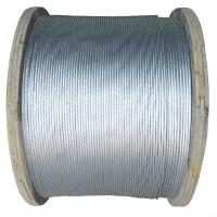 China High Carbon Galvanized Steel Strand 1*7 Fiber Optic Strand For Stretch Telecommunication for sale