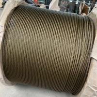 China Bright Steel Wire Rope 8x19S+FC Lifting Wire Rope Slings 8mm 10mm 12mm 13mm For Elevator for sale