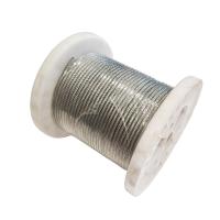 China 1*7 Steel Wire Rope Galvanized Steel Cable 7 Wires 1.2mm 1.35mm 1.5mm Lifting Wire Rope for sale