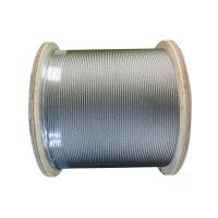 China 1*7 Steel Wire Rope Galvanized Steel Cable 7 Wires 1.2mm 1.35mm 1.5mm Lifting Wire Rope for sale