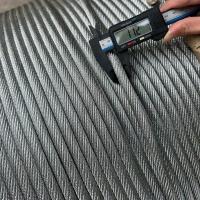 China 19x7 Non Rotating Steel Wire Rope 4mm-10mm Lifting Winch Tower Crane Wire Rope for sale