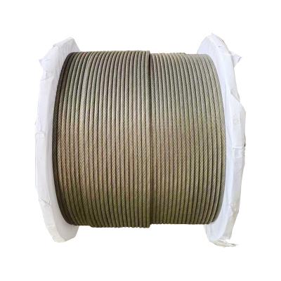 China 8X19S Main Engine Speed Limiter Traction Steel Wire Rope 6mm 8mm 10mm 12mm 13mm for sale