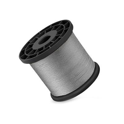 China 7x7 Steel Core Galvanized Steel Wire Rope 1.5mm 2.0mm 3.0mm Steel Strand Cable Sling for Bundle Fence Traction for sale