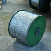 China 1*7 Steel Wire Rope Galvanized Steel Cable 7 Wires 1.2mm 1.35mm 1.5mm Lifting Wire Rope for sale