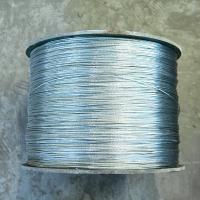 China 1*7 Steel Wire Rope Galvanized Steel Cable 7 Wires 1.2mm 1.35mm 1.5mm Lifting Wire Rope for sale