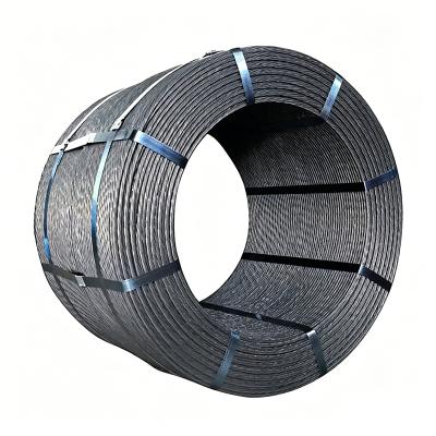 China Low Relaxation PC Steel Strand 15.2mm 1860MPa 7‑Wire Prestressed Steel Strand For Bridge Construction for sale